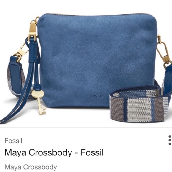 Fossil | Bags | Fossil Maya Crossbody Cornflower Purse | Poshmark